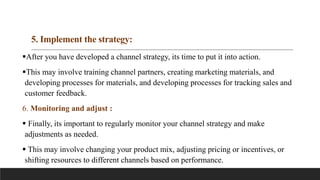 Pharmaceutical Marketing Channel presentation | PPTX