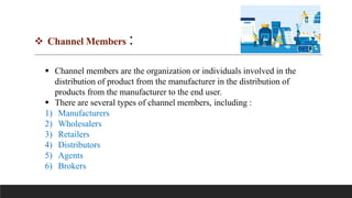 Pharmaceutical Marketing Channel presentation | PPTX