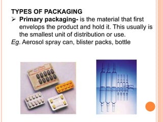 Pharmaceutical packaging ppt | PPTX