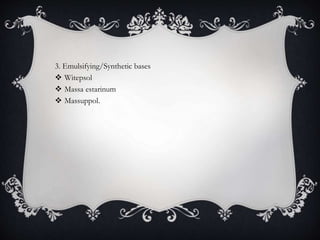 Suppositories | PPTX