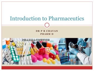 Pharmacy /Pharmaceutics Introduction ppt | PPTX