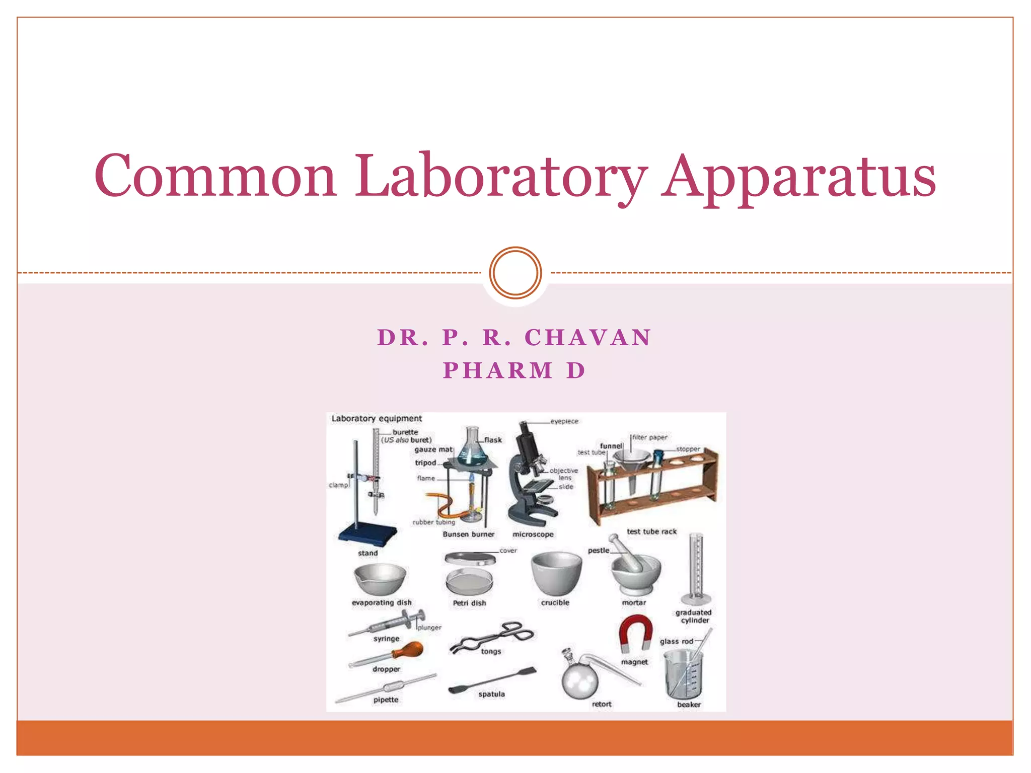 common laboratory apparatus ppt | PPTX