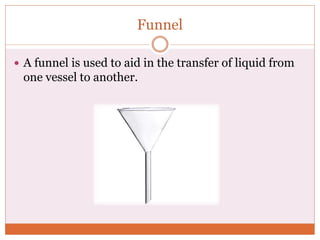 Funnel Laboratory Apparatus