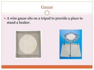 common laboratory apparatus ppt | PPTX