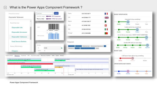 Power Apps Component Framework - Dynamics Power! 365 Paris 2019 | PPT