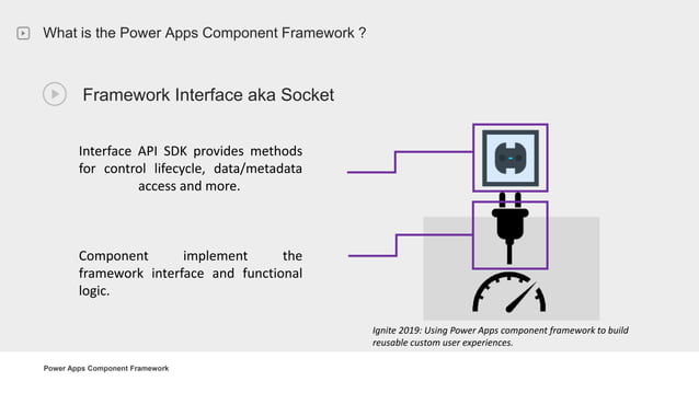 Power Apps Component Framework - Dynamics Power! 365 Paris 2019 | PPT