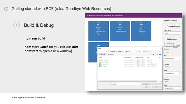 Power Apps Component Framework - Dynamics Power! 365 Paris 2019 | PPT