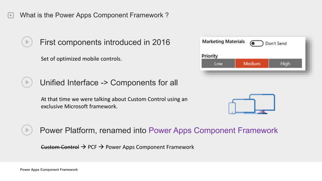 Power Apps Component Framework - Dynamics Power! 365 Paris 2019 | PPT