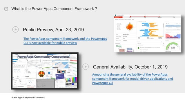 Power Apps Component Framework - Dynamics Power! 365 Paris 2019 | PPT