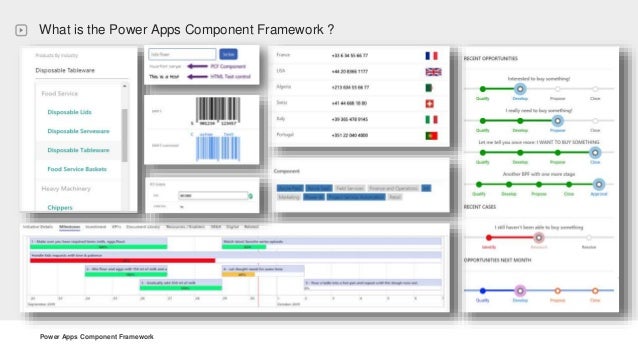 Power Apps Component Framework Dynamics Power 365 Paris 2019