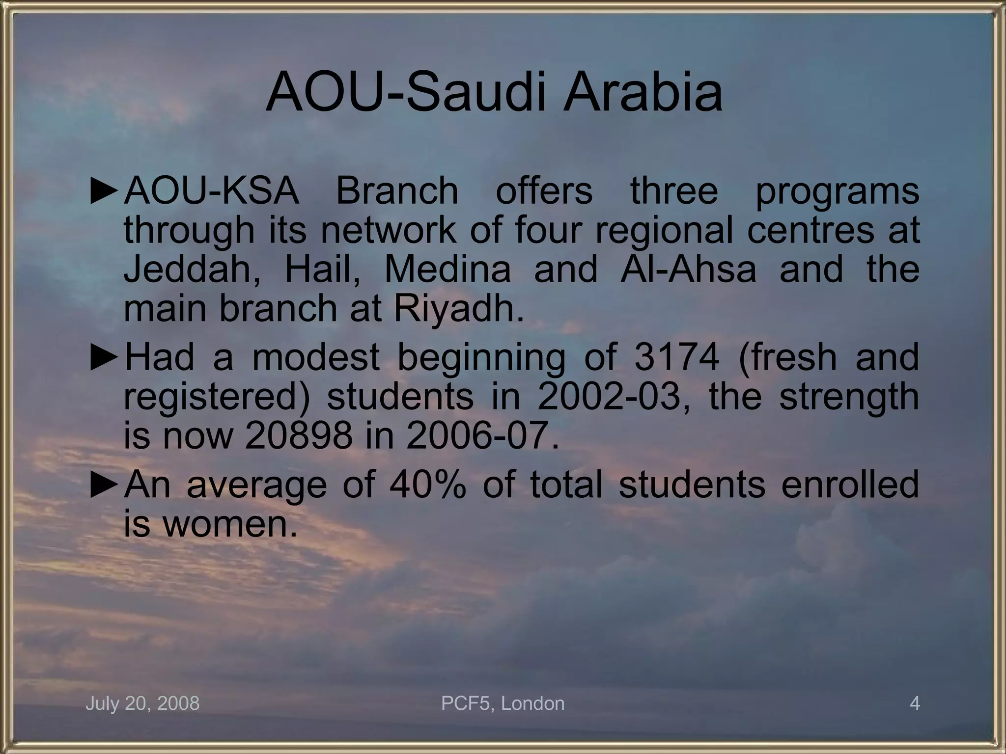 PCF5 London Presentation by Dr.Siran Mukerji & Dr.Purnendu Tripathi | PPT
