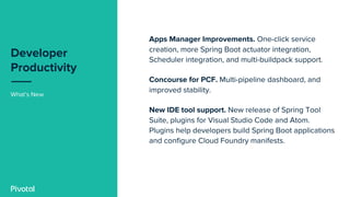 Pivotal Cloud Foundry 2.0: First Look | PDF