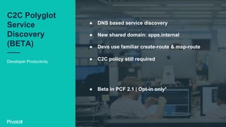 Pivotal Cloud Foundry 2.1: Making Transformation Real Webinar | PDF ...