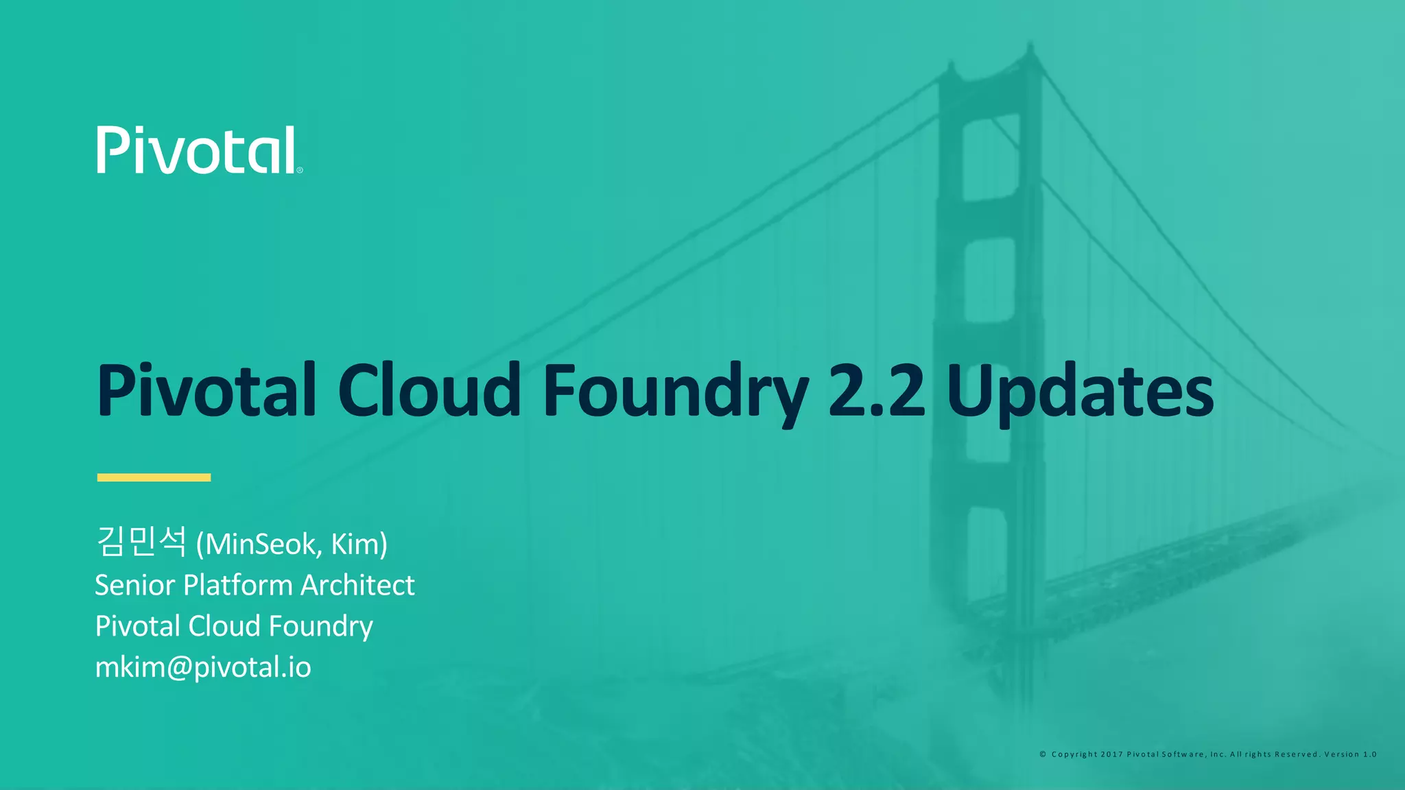 PCF2.2 update mkim_201807 | PPT