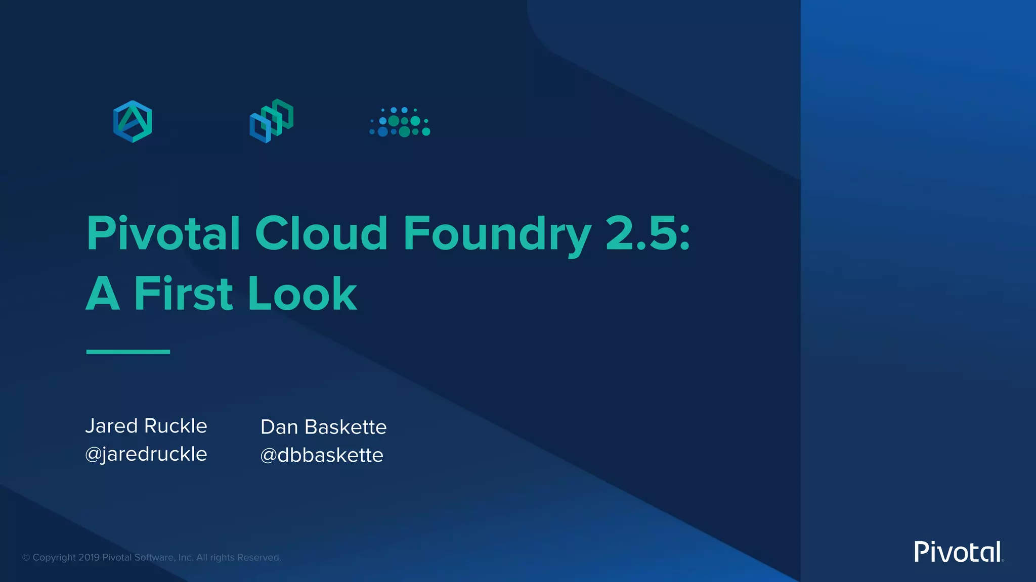 Pivotal Cloud Foundry 2.5: A First Look | PPT