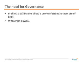 FHIR Profiles | PPTX