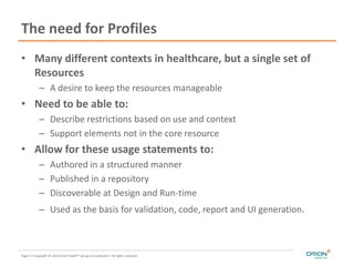 FHIR Profiles | PPTX
