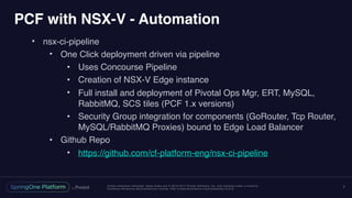 PCF in the Land of NSX: A Closer Look at PCF with NSX-V vs. NSX-T | PDF