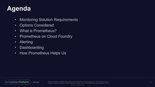 PCF Platform Monitoring with Prometheus and Grafana | PPT