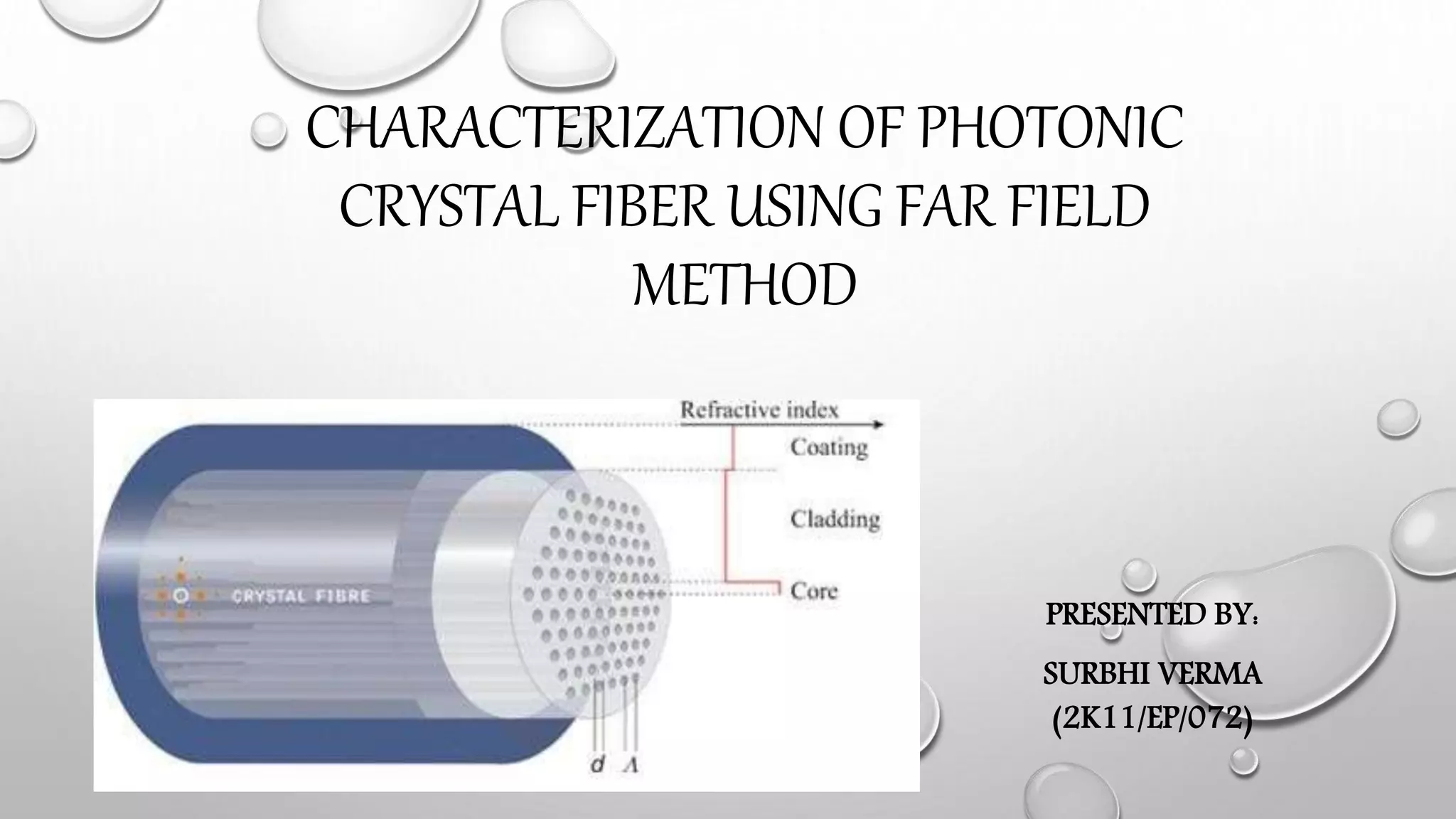 Characterization of Photonic Crystal Fiber | PPTX | Physics | Science