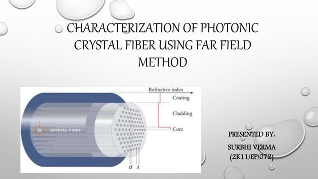 Characterization of Photonic Crystal Fiber | PPTX | Physics | Science