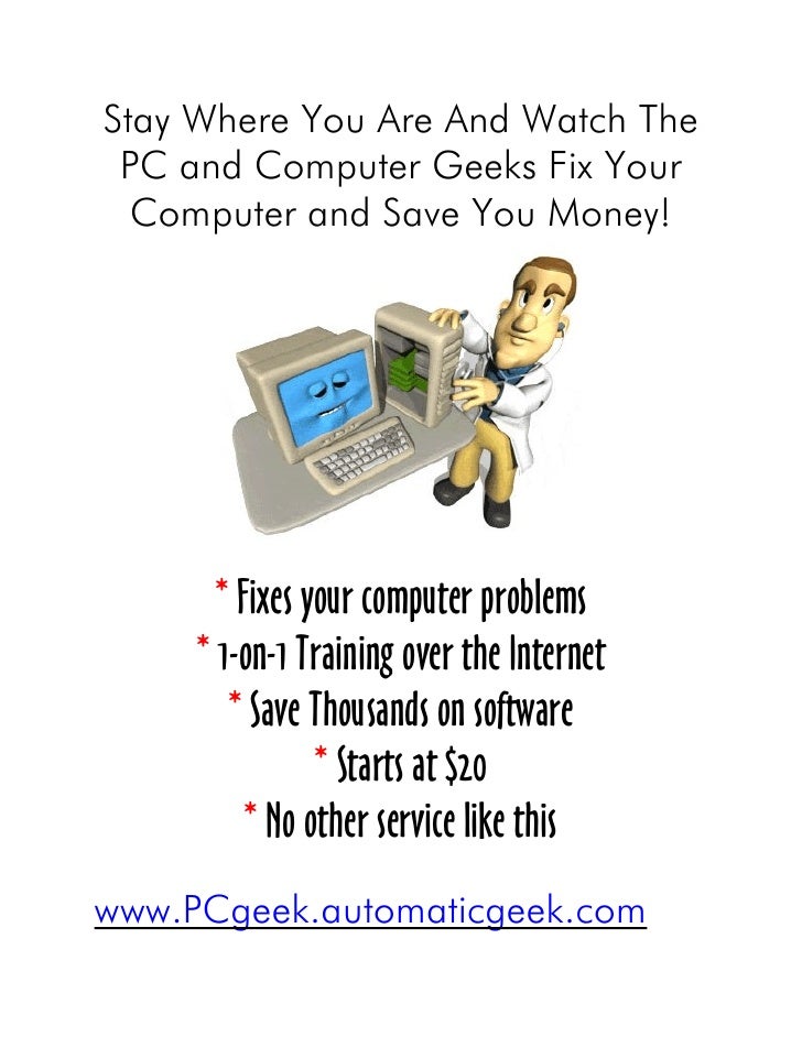 Pc Geeks, Computer Geeks, And The Geek Squad
