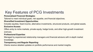 What is PCG Investments (private client group) | PPTX