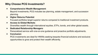 What is PCG Investments (private client group) | PPTX