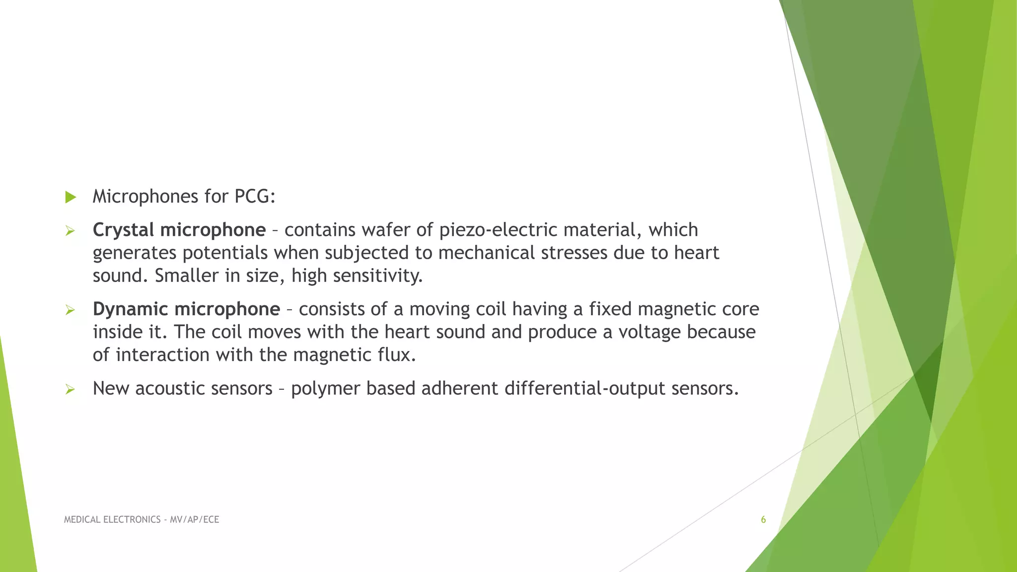 Phonocardiography(PCG) | PPTX