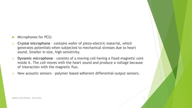 Phonocardiography(PCG) | PPTX