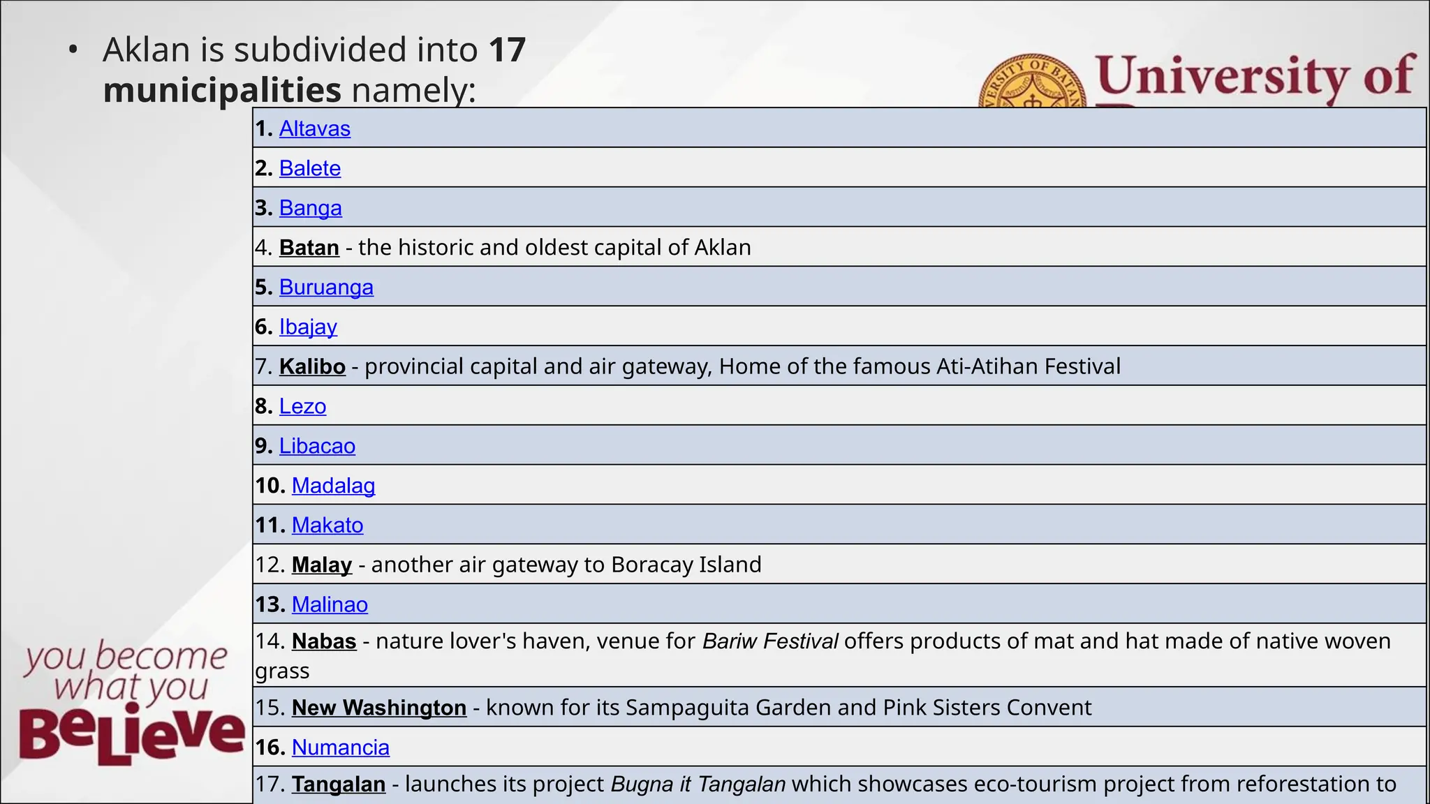 Philippine Culture and Tourism Geography Region 6 | PPTX