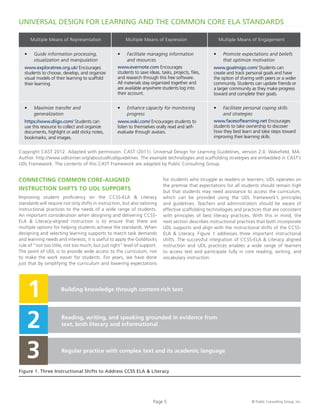Universal Design for Learning and the Common Core ELA Standards ...