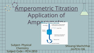Amperometry titration-quantitative analytical technique | PPT