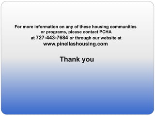 Pinellas County Housing Authority - 2017/2018 | PPT