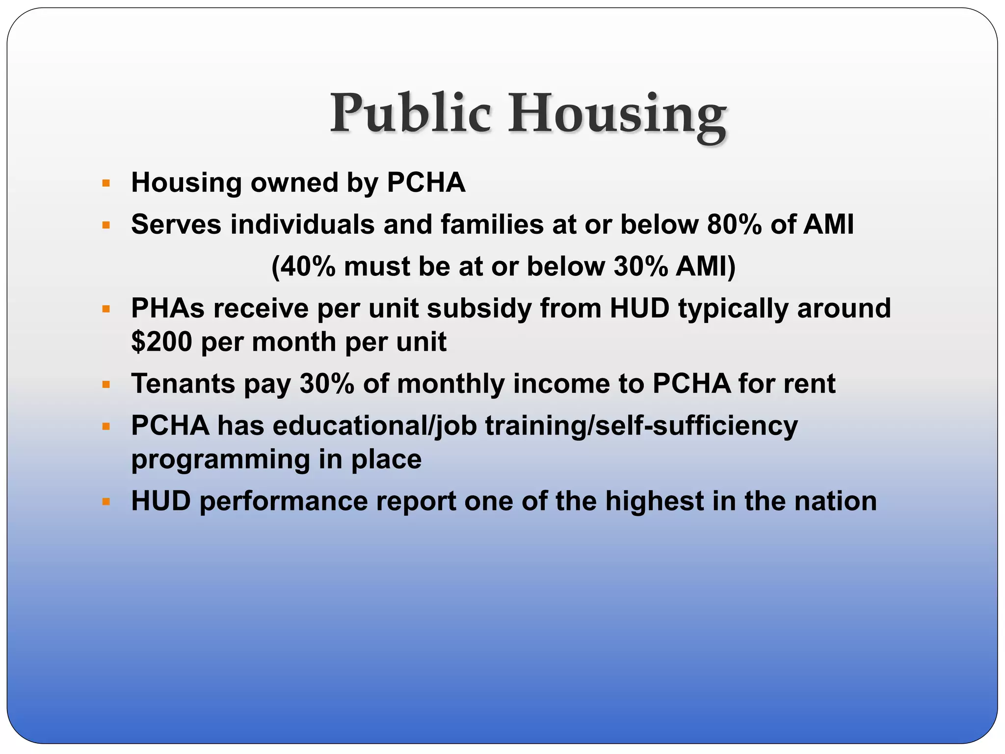 Pinellas County Housing Authority Overview | PPTX