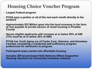 Pinellas County Housing Authority Overview | PPTX