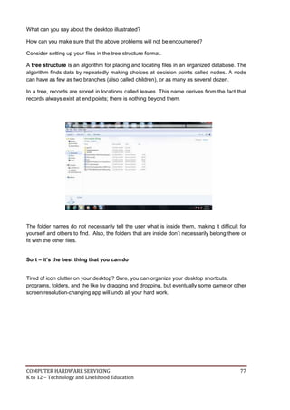 K to 12 PC Hardware Servicing Learning Module | PDF