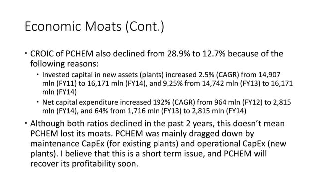 PCHEM – Fundamental Analysis FY14 | PPT