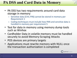 PCI DSS and PA DSS | PPTX