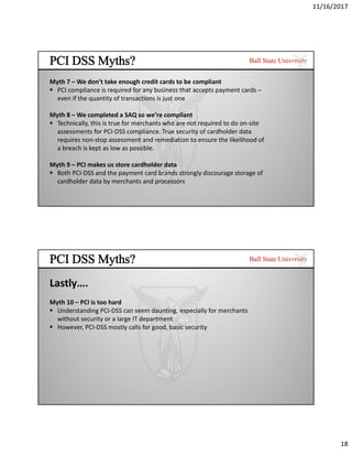 PCI DSS Training compliance training for companies | PDF
