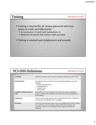 PCI DSS Training compliance training for companies | PDF