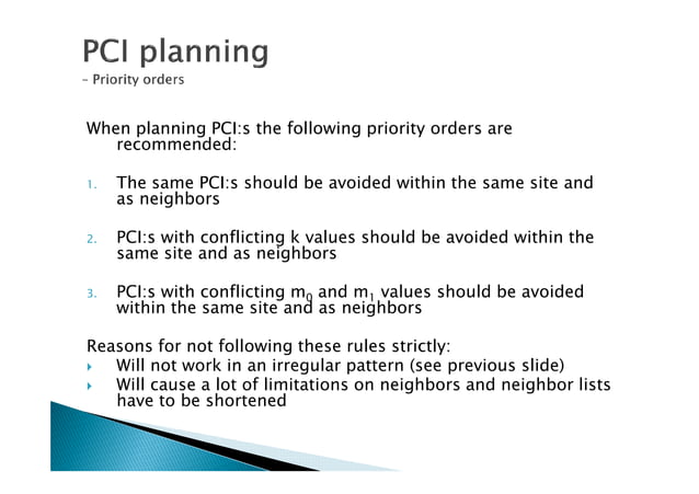 Pci planning-for-lte | PDF