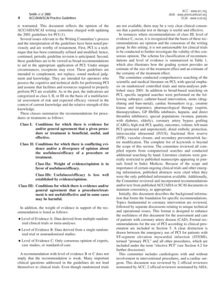 ACC/AHA/SCAI 2005 Guideline Update for Percutaneous Coronary ...