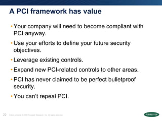 PCI: A Valuable Security Framework, Not a Punishment | PPT