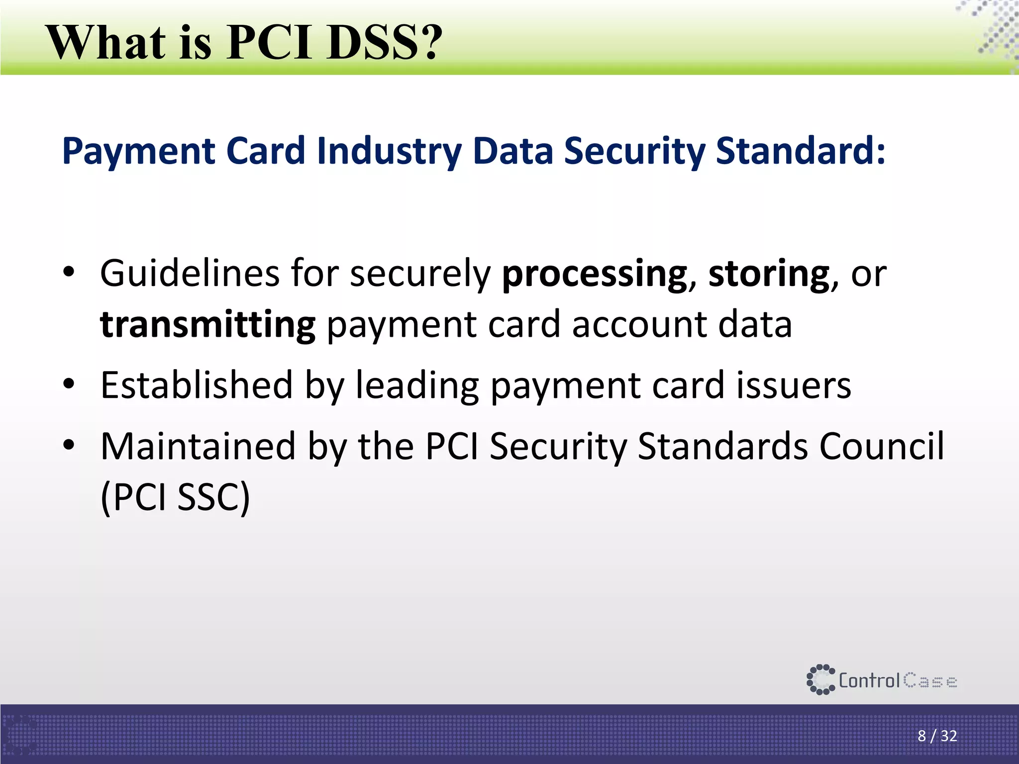 PCI Compliance in Cloud | PPTX