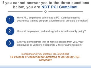 Pci compliance overview earth link business | PPT