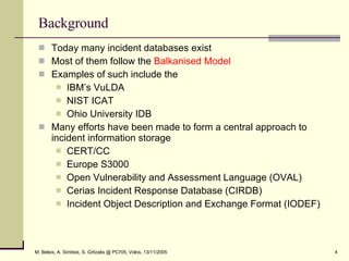 Workflow Based Security Incident Management | PPT