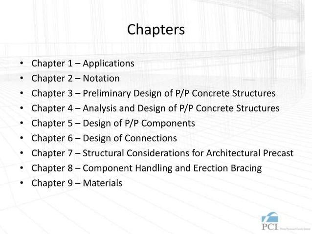 PCI Design Handbook Content and Updates.pptx