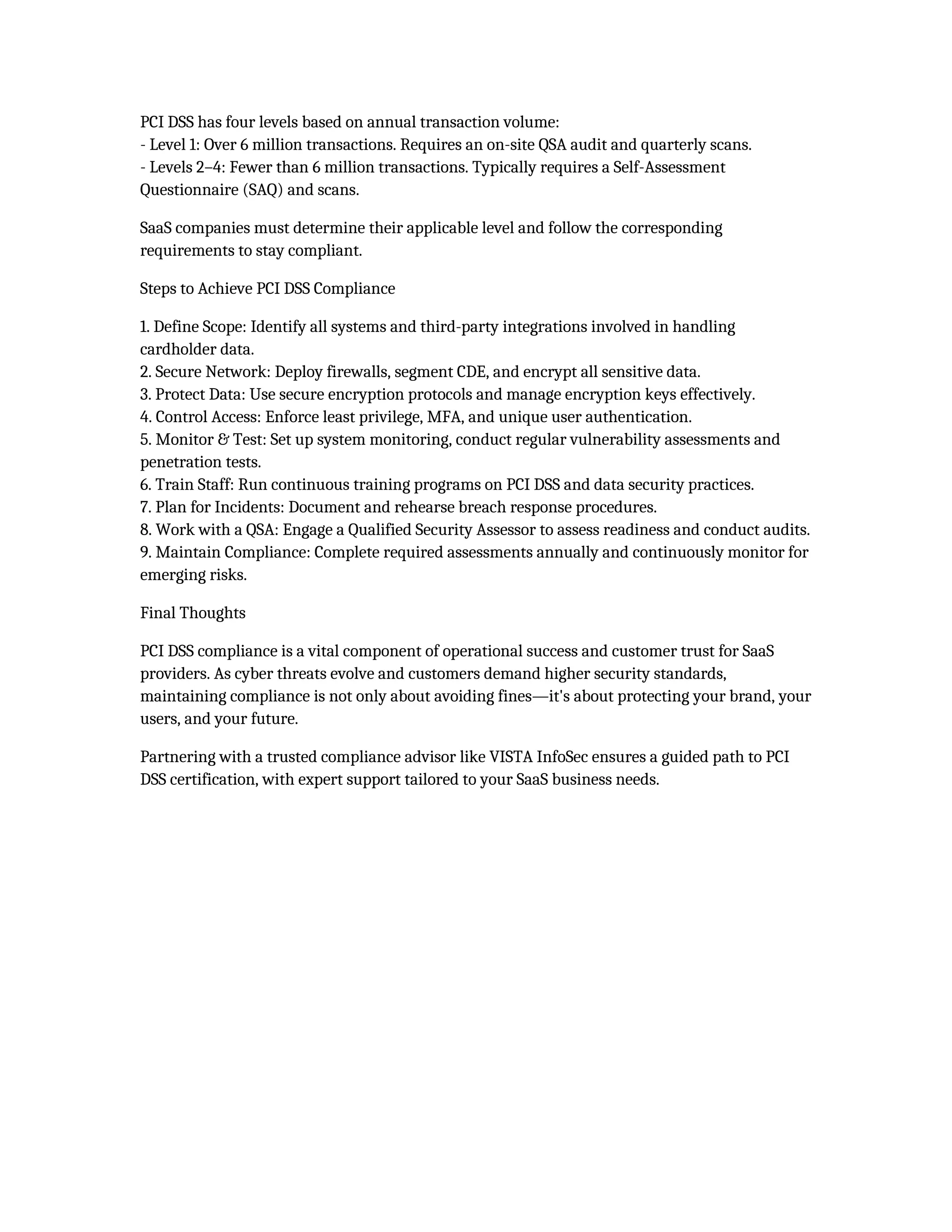 Securing SaaS: Your Roadmap to PCI DSS v4.0 Compliance | DOCX