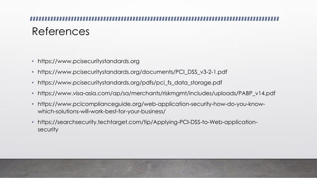 PCI DSS Compliance for Web Applications | PPT